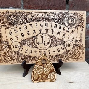 Lilith Altar Ouija Board Lilith's Sigil Spirit Board, Wooden Engraving ...