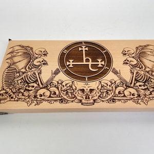 Lilith Altar Wooden Ritual Table Engraved on Wood ,altar Offering Table ...