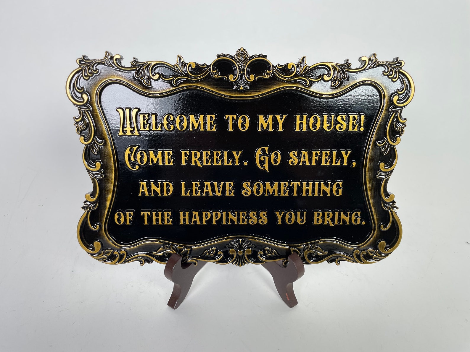 Bram Stoker Dracula Quote Welcome Sign Wall Decor Welcome to My House ...