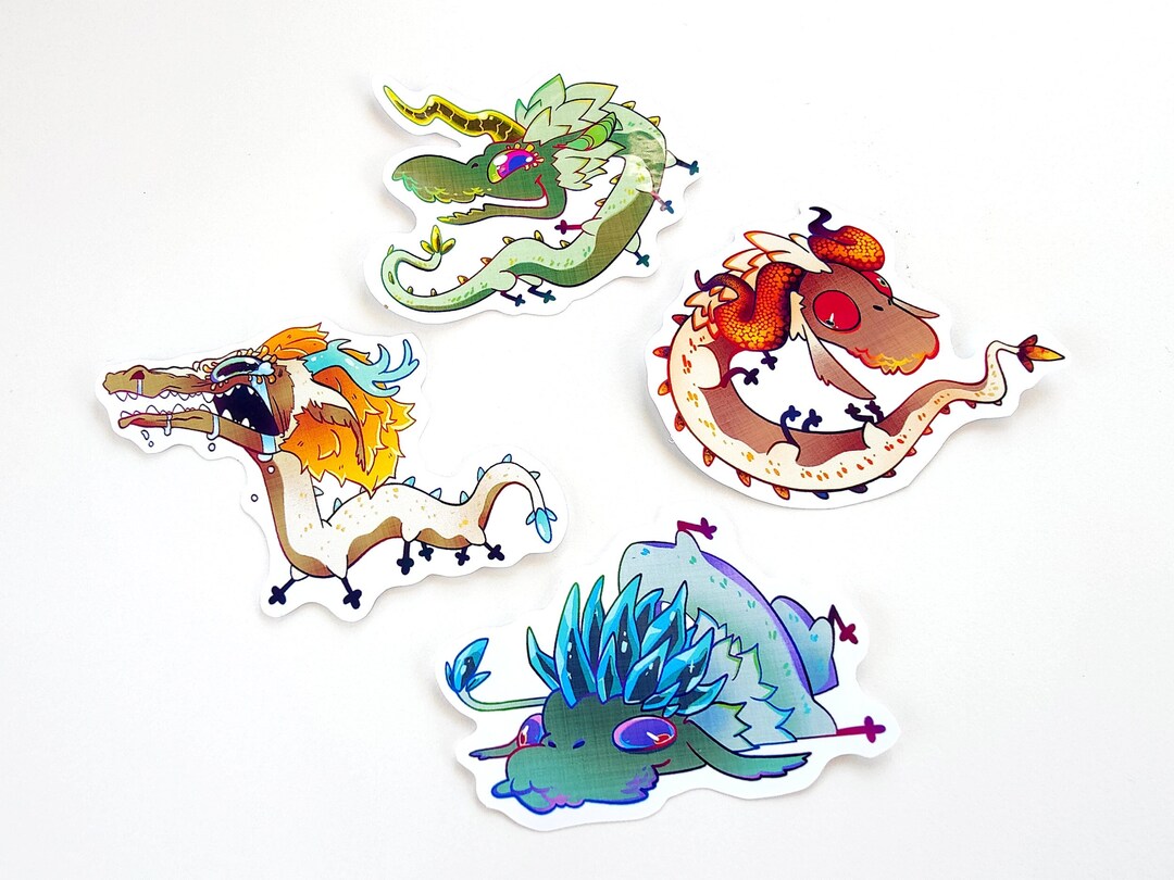 TOTK/BOTW Goobers - Dragons of Hyrule | 2.5in Stickers - Etsy