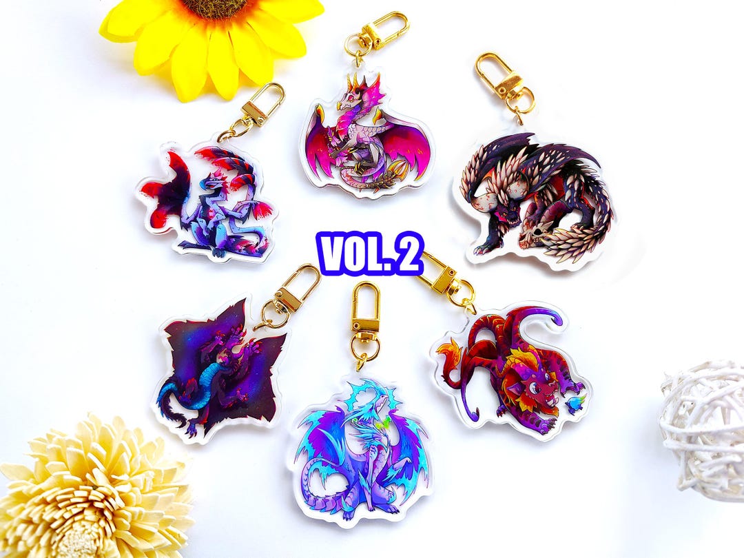 MONSTER HUNTER - Elder Dragons (VOL. 2) Acrylic Charms 2.5in | Gore ...
