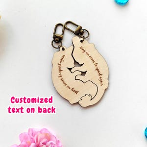 Customized Interlocking Couple Keychain - Custom-made Gift for ...