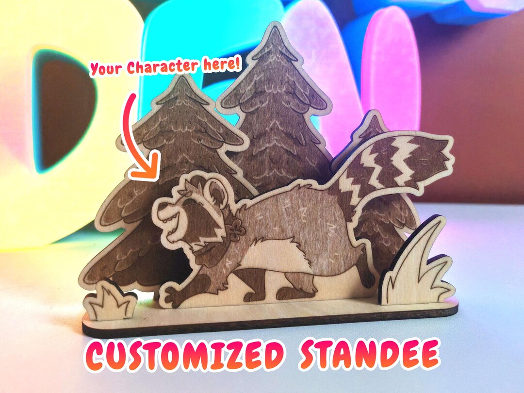 Customized Character Standee - Furry, Fursona, Pets, Ocs Commission ...
