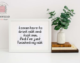 The IT Crowd Funny Cross Stitch PDF Pattern Moss Quotes I Come Here to ...