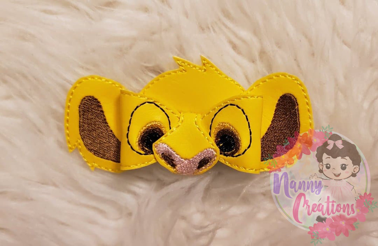 Lion Inspired Hair Bow, Hair Bow - Etsy