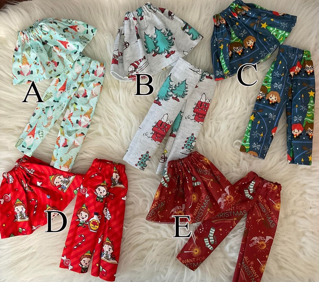 Elf Skirts and Pants, Elf Skirt, Elf Pants,12 Inch Elf Doll, Christmas ...