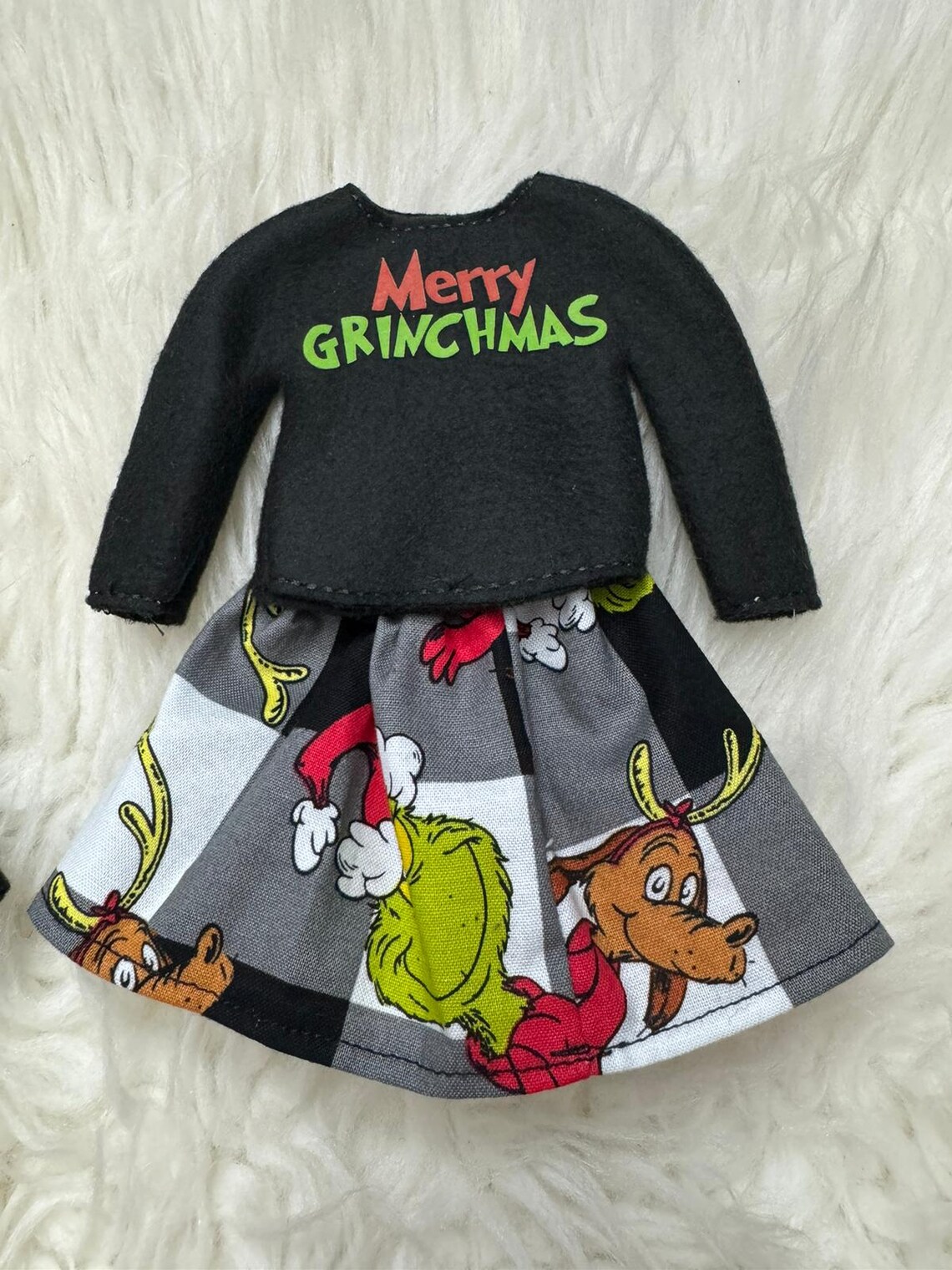 Elf Sweater, Christmas Doll, Elf Clothes, Clothes for Elf, Elf Shirt ...