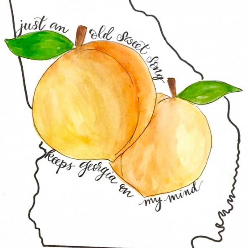 Georgia on My Mind - Etsy