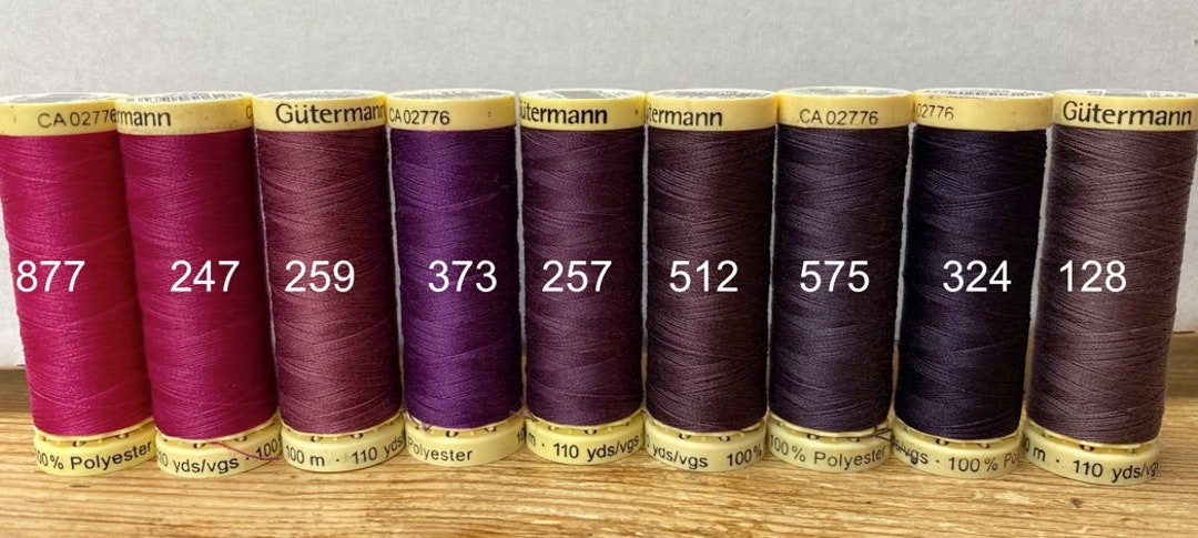 Gutterman Sew All Thread, 100% Polyester, 100metres, Threads - Etsy UK