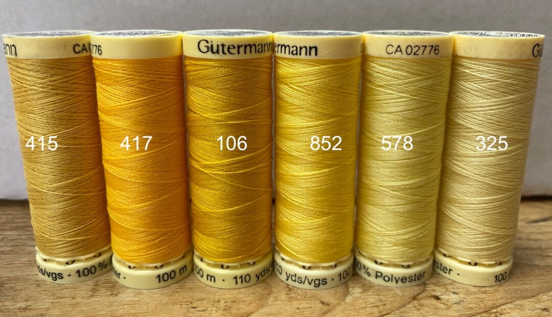 Gutterman Sew All Thread, 100% Polyester, 100metres, Threads - Etsy UK