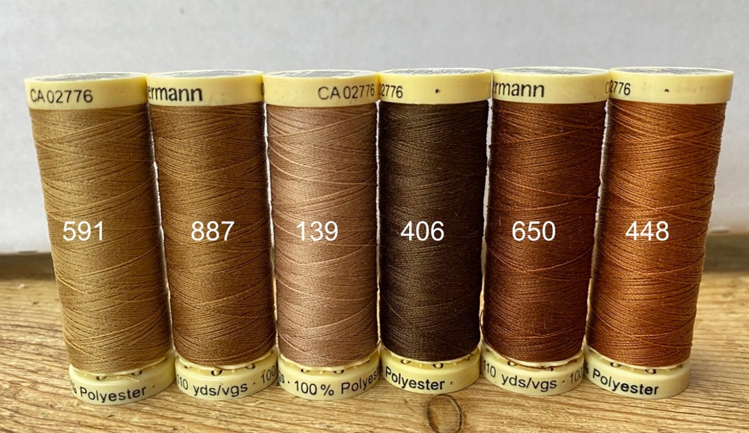 Gutterman Sew All Thread, 100% Polyester, 100metres, Threads - Etsy UK