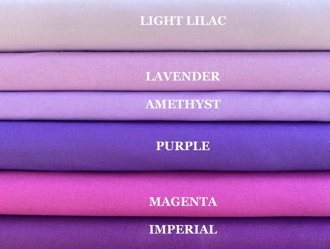 100% Cotton, Craft Cotton, Plain Fabrics, Colours, PER HALF METRE - Etsy UK