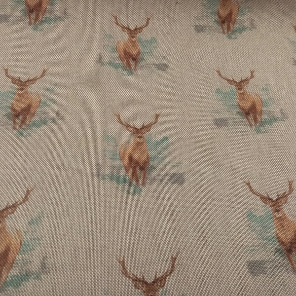 Deer Print Fabric - Etsy