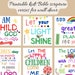 Kids Bible Affirmations Printable Bible Verses for Children Christian ...