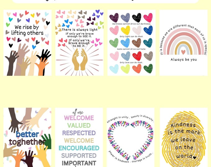 Diversity/multicultural Poster (digital Poster) - Instant Download ...