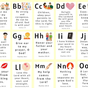Bible Verse Cards Printable, Scripture Affirmation Cards, Religious ...