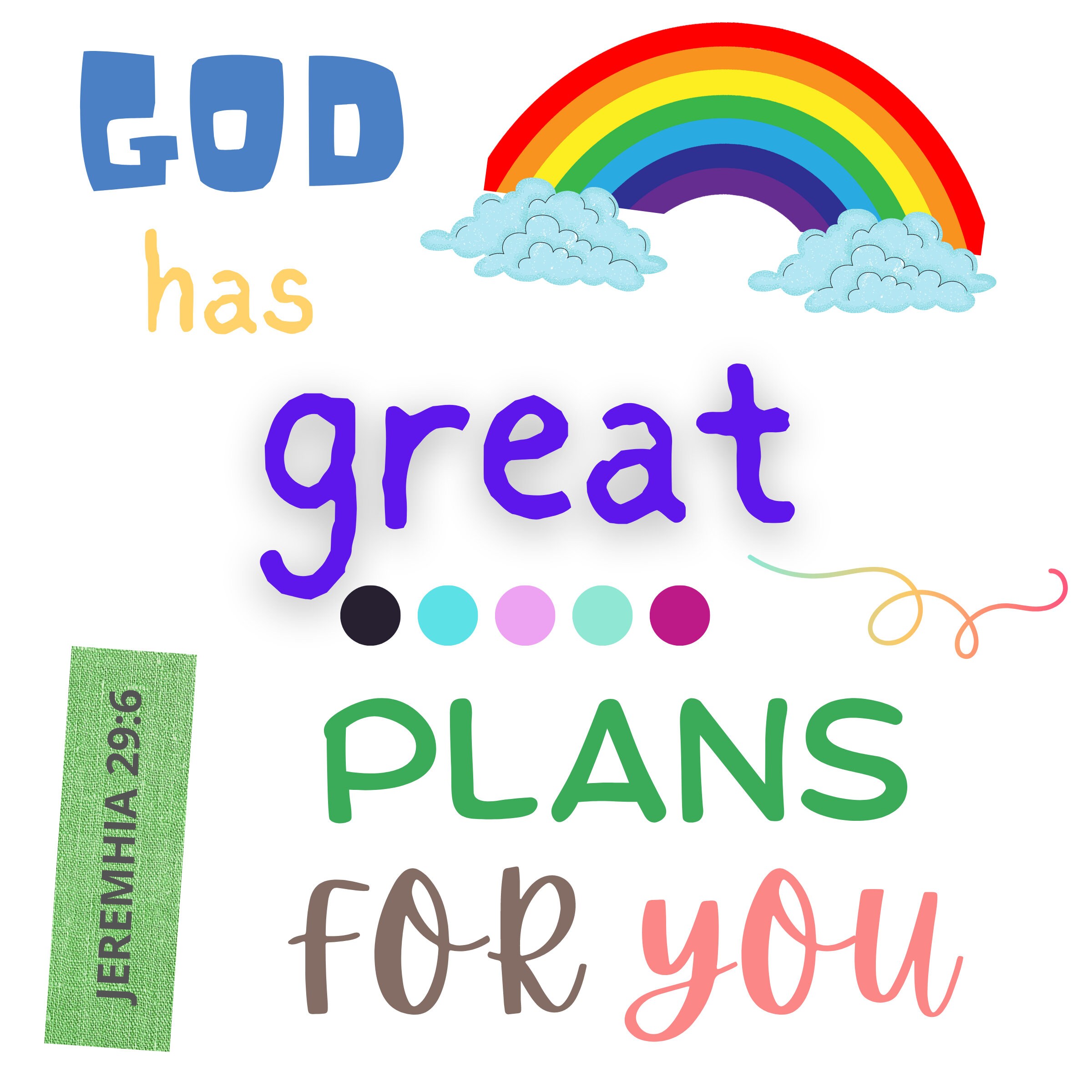 Kids Bible Affirmations - Printable Bible Verses for Children ...