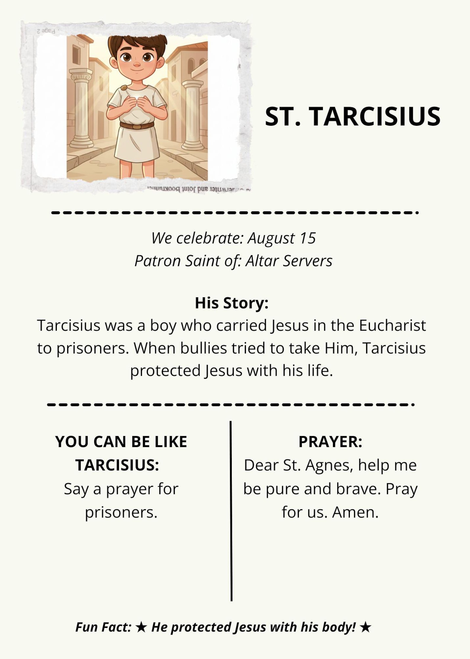 Catholic Saints Cards for Kids | Prayers & Biographies (homeschool ...