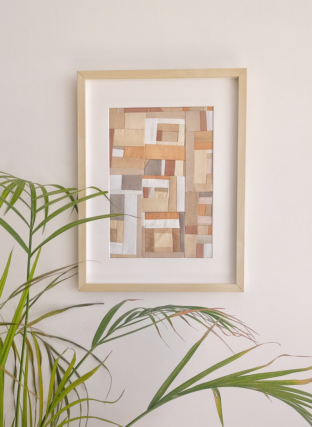 Naturally Dyed Framed Textile Wall Arttextile Wall - Etsy