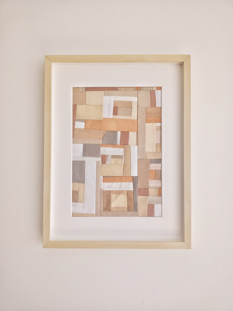 Naturally Dyed Framed Textile Wall Arttextile Wall - Etsy