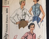 Simplicity 2195 1950s Vintage Sewing Pattern Complete Monogram - Etsy