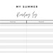 My Summer Reading Log | Summer Reading Journal | Track Reading - Etsy