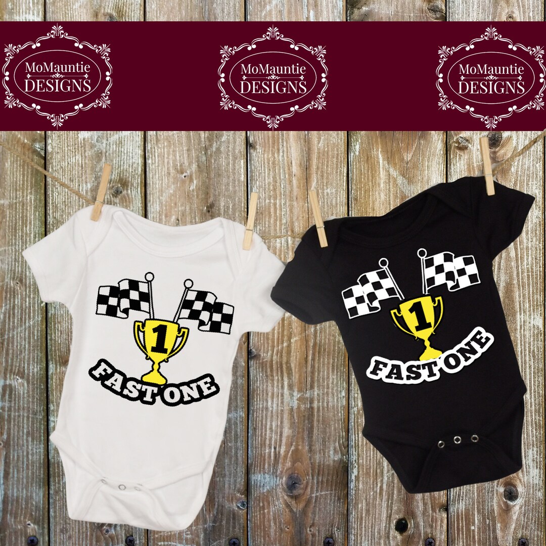 Fast One Racing First Birthday Cutting File - Svg - Png - Jpg - Dxf ...