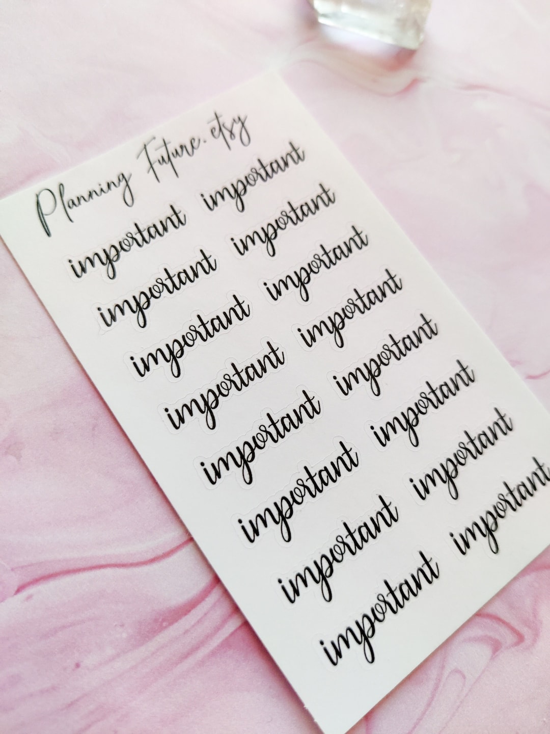 Important Stickers, Text Stickers, Planner Stickers, Journaling ...