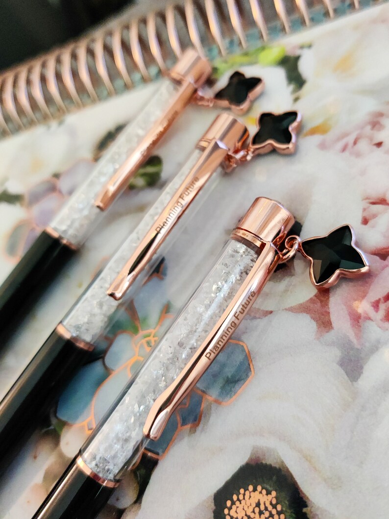 Lucky Pens Black Planning Future Ballpoint Pens Luxury - Etsy