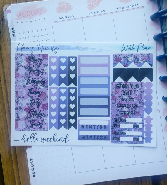 Papercraft Craft Supplies & Tools Bullet Journal Witch Please sticker ...