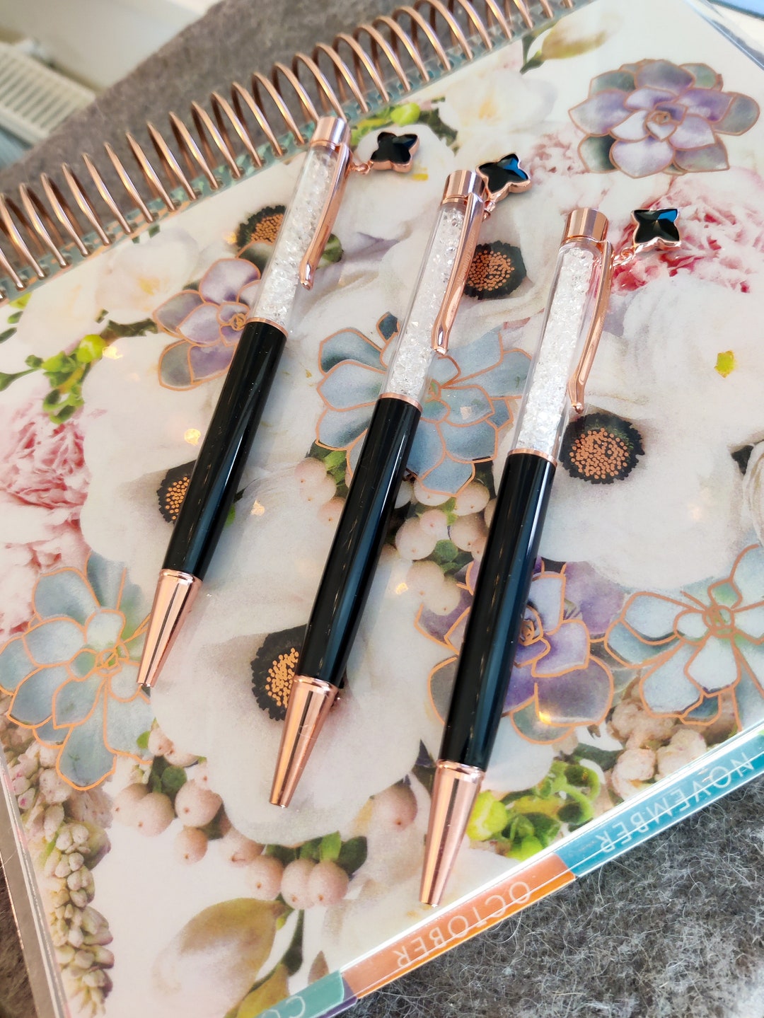 Lucky Pens, Black, Planning Future, Ballpoint Pens, Luxury Pens - Etsy