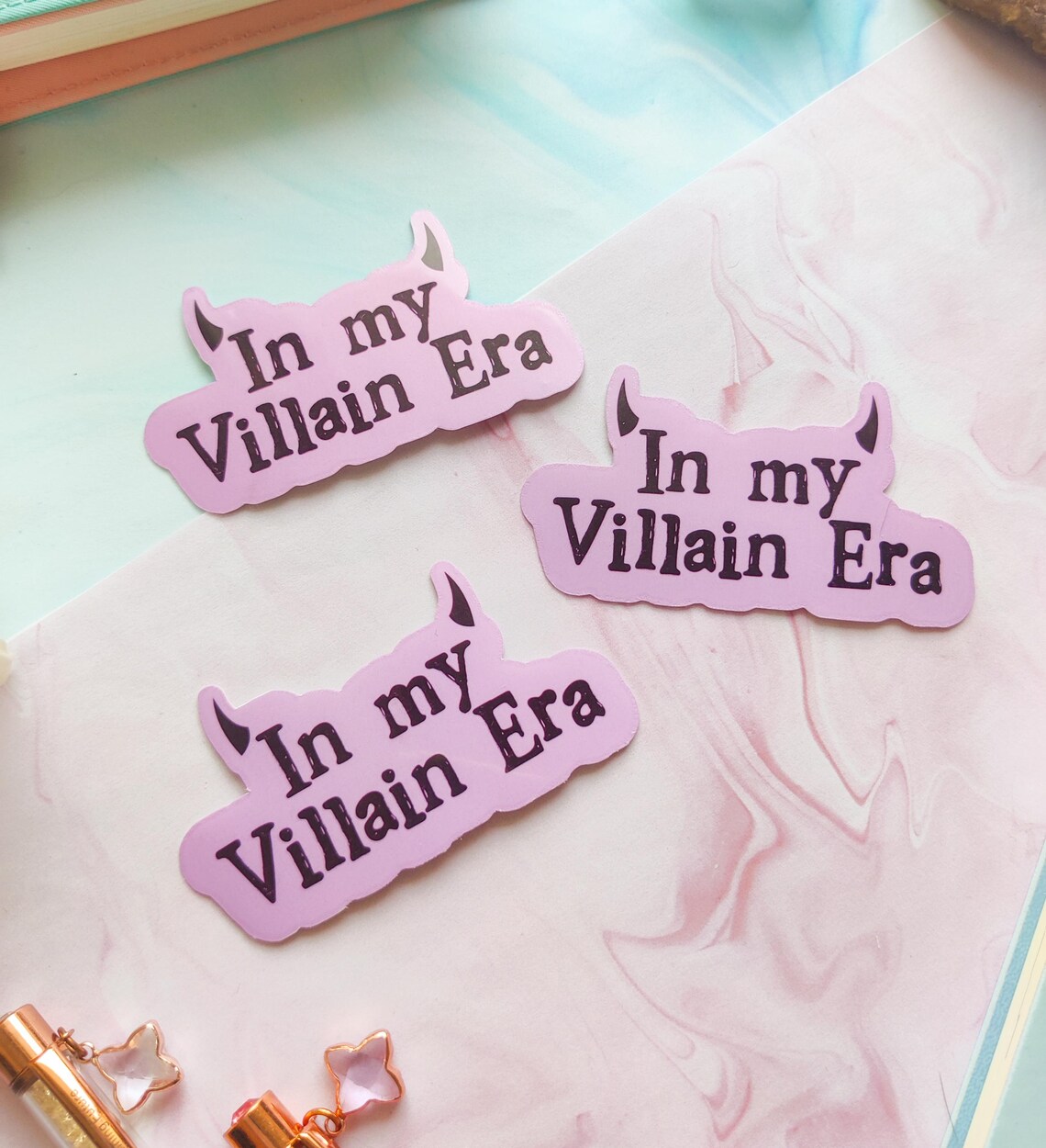 In My Villain Era Waterproof Vinyl Sticker, Decorative Stickers ...