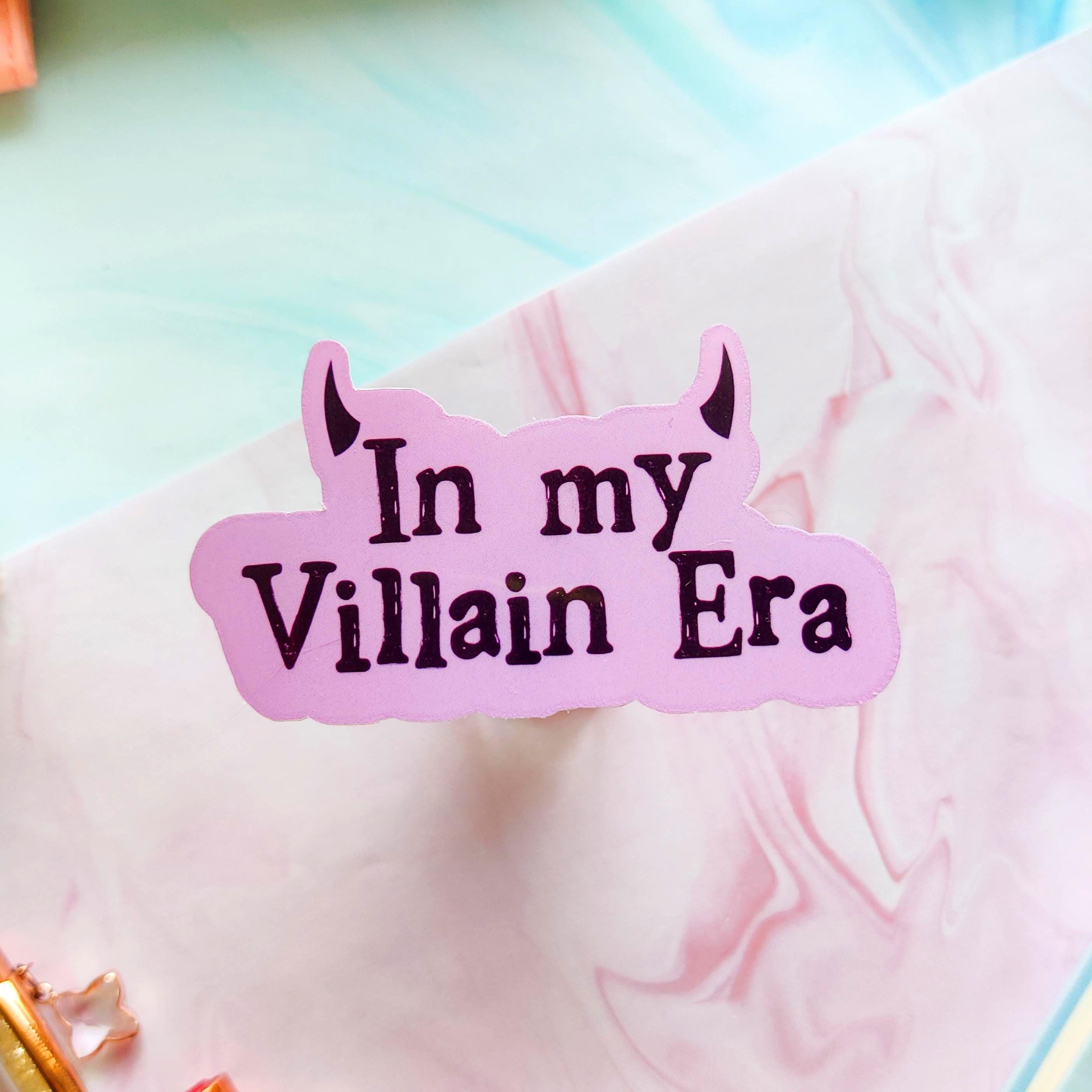 In My Villain Era Waterproof Vinyl Sticker, Decorative Stickers ...