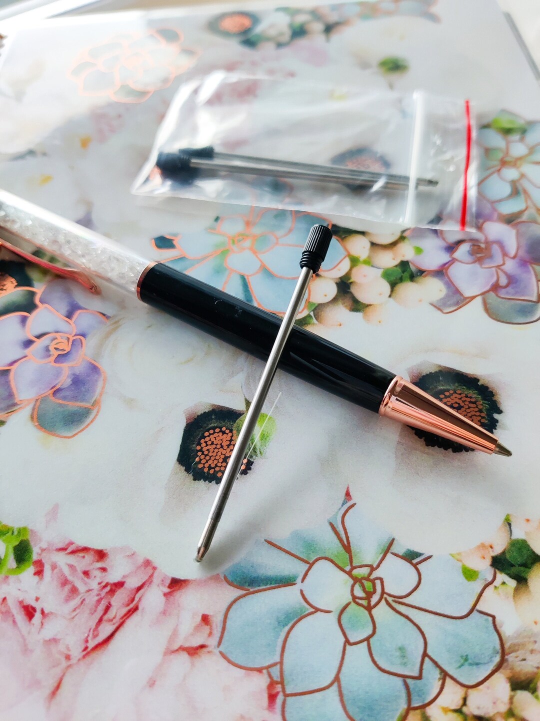 Lucky Pens Refills: Black Ink, 0.7mm Tip (set of 3) - Etsy