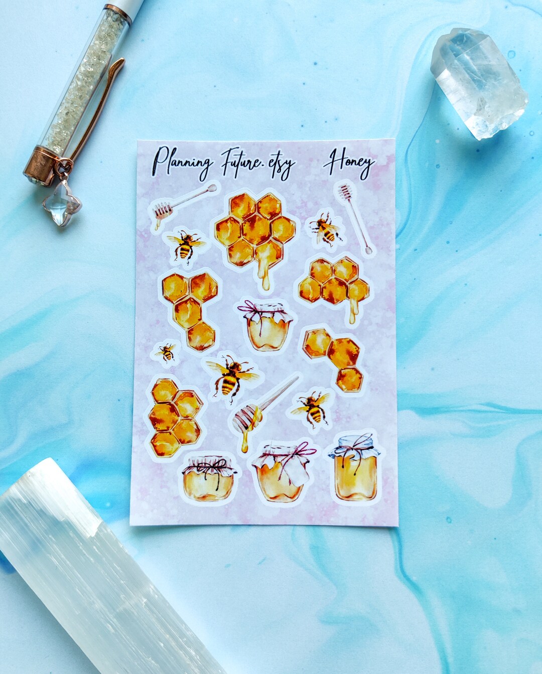 Honey Stickers for Planning, Decorative Stickers, Planner Stickers ...