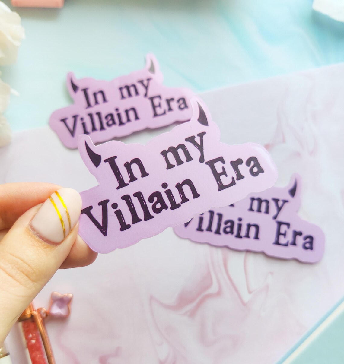 In My Villain Era Waterproof Vinyl Sticker, Decorative Stickers ...