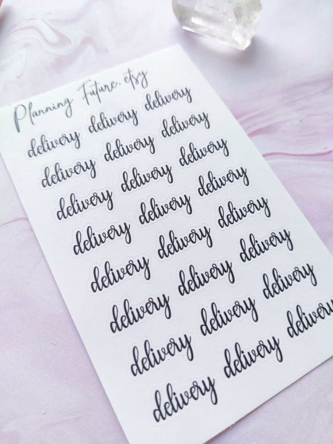 Delivery Stickers, Text Stickers, Planner Stickers, Journaling Stickers ...