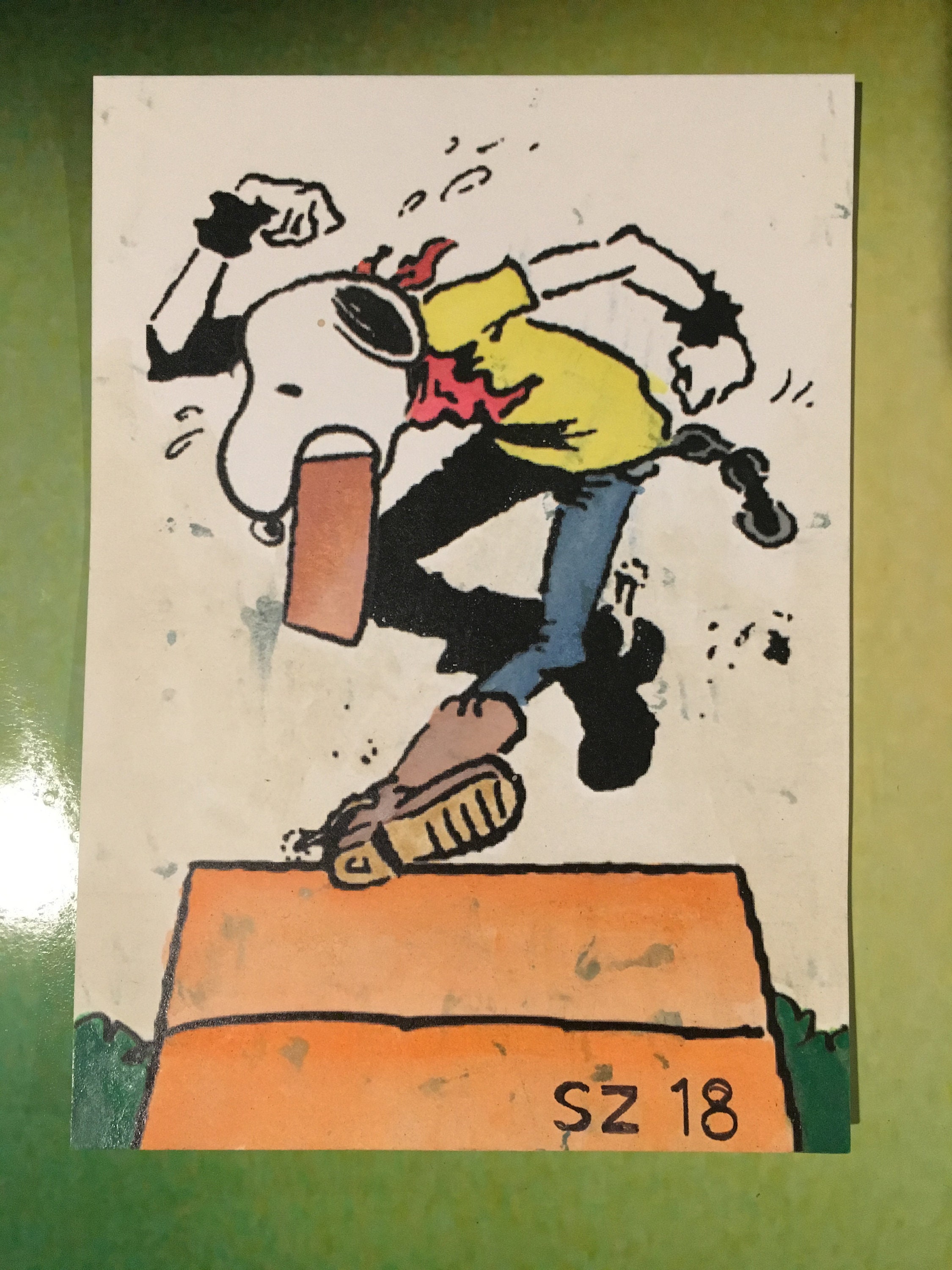 Punk Rock Snoopy - Etsy