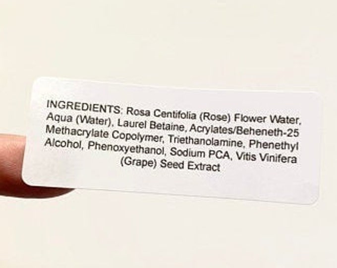 Ingredient Labels - Etsy