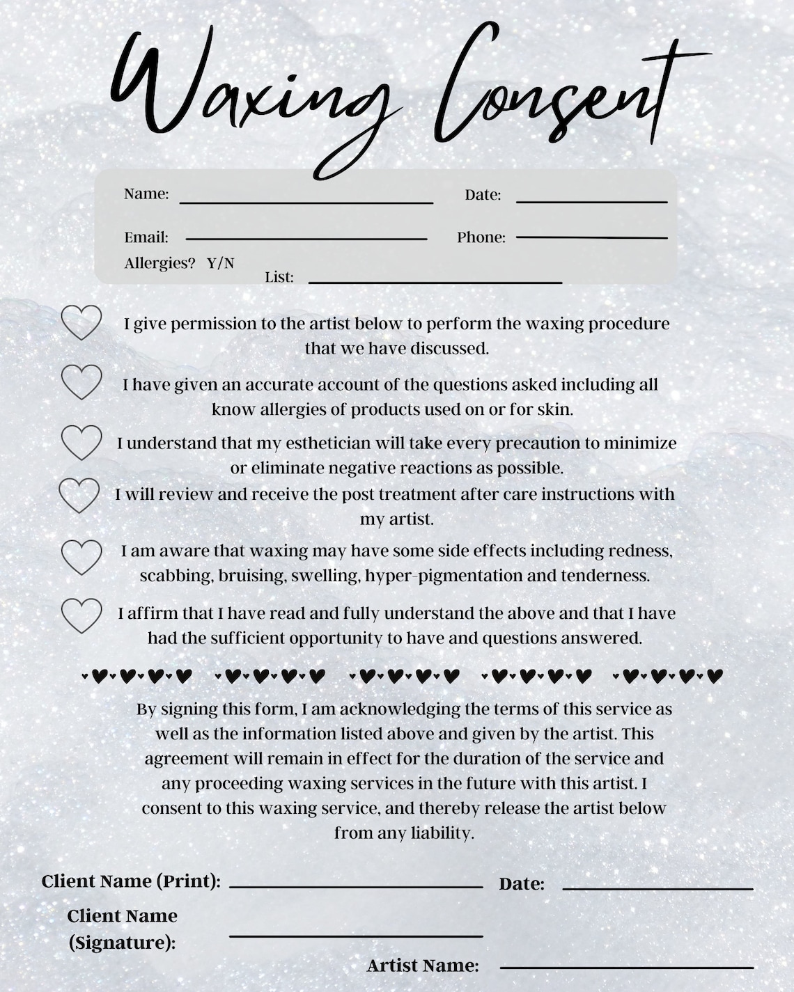 Free Waxing Consent Forms Printable Word Pdf - vrogue.co Free Waxing Consent Forms Printable Word Pdf - vrogue.co