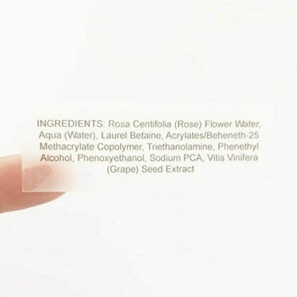 Cosmetic Labels - Etsy