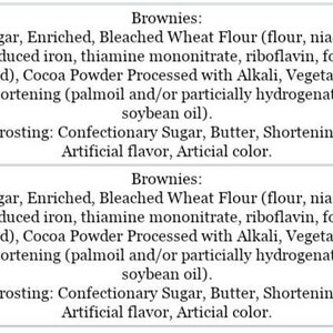 Custom INGREDIENT Labels for Food and Beverage-30/60 Matte Clear or ...