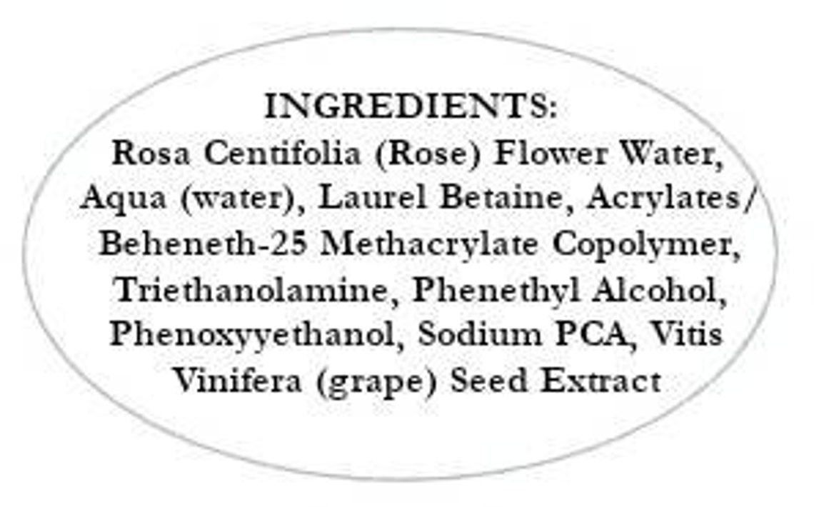 Clear Oval Labels 36 Food Labels-custom Ingredients - Etsy