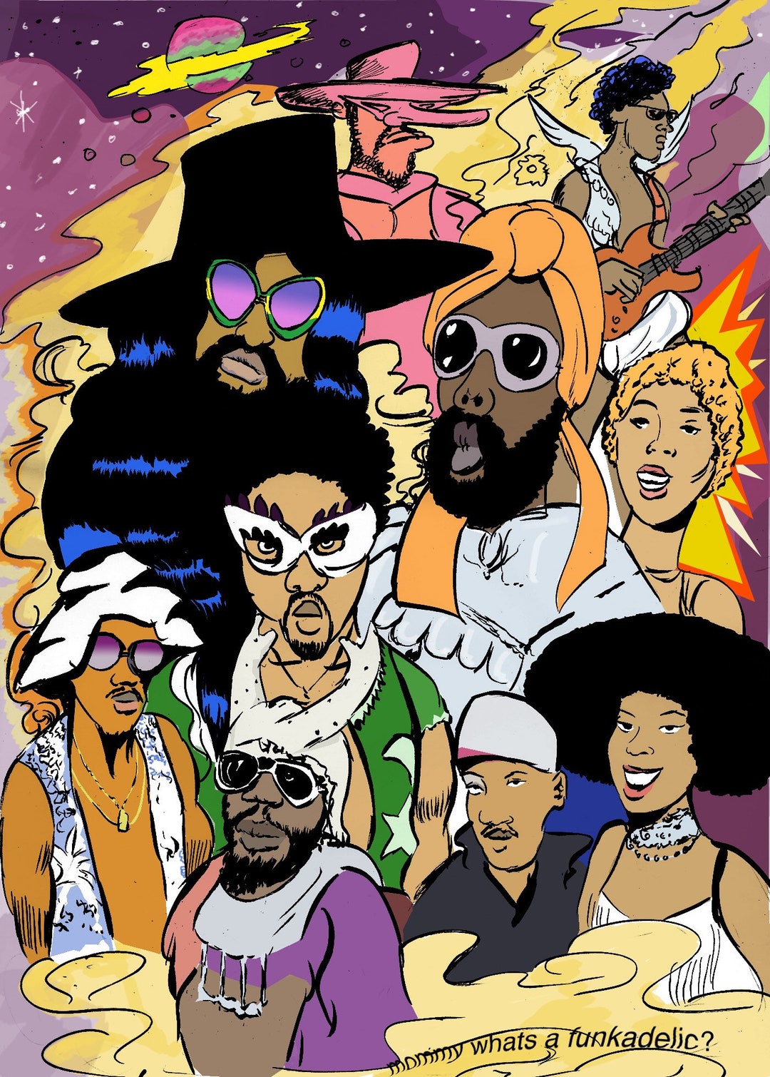 Funkadelic Card - Etsy