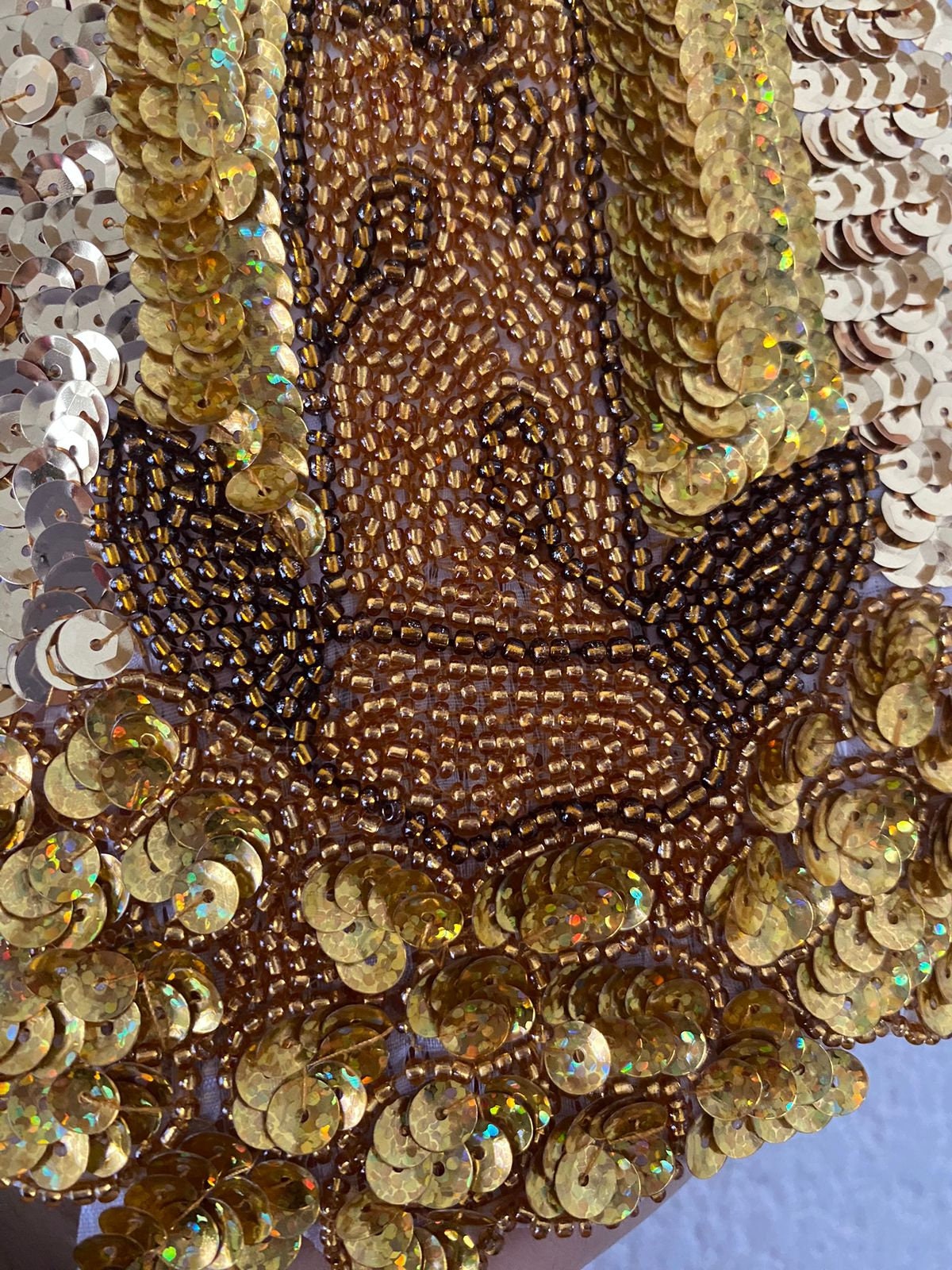 Virgin of Guadalupe Sequins, Virgin Mary Application, Mexican Sequin Patch - Etsy