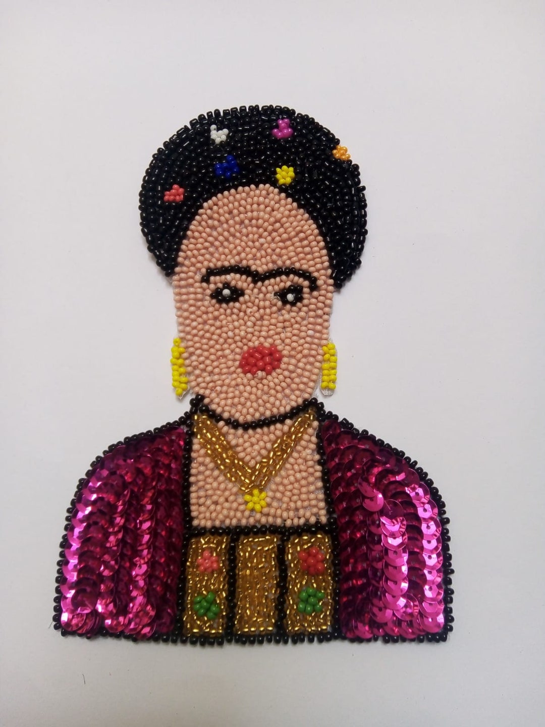 Frida Kahlo Patch Sequin Sequin Patches - Etsy