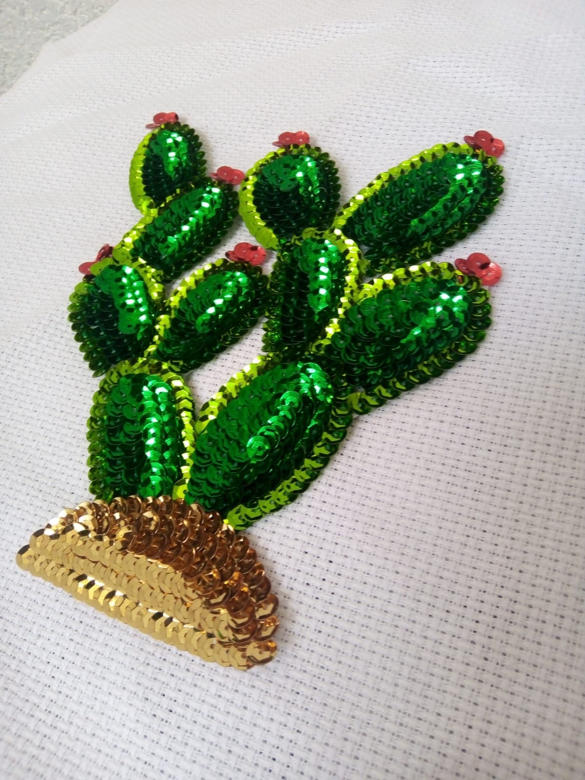 Nopal Sequin Patch Sequin Patch - Etsy