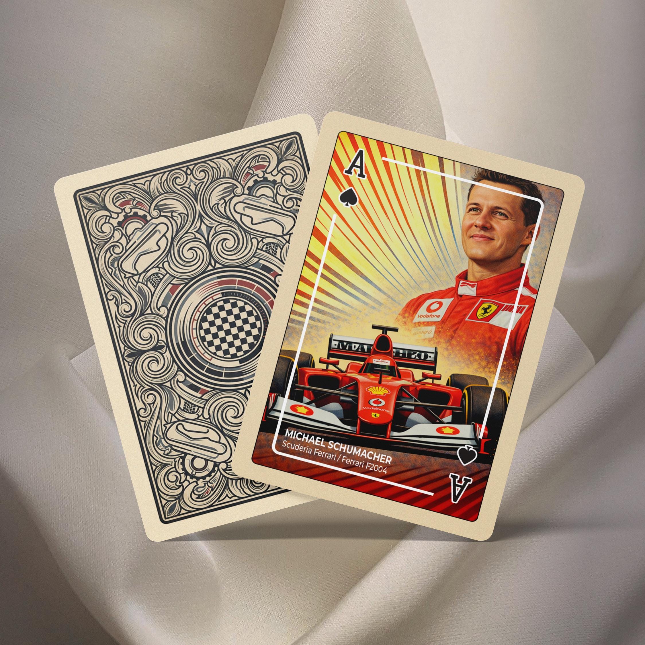 F1 Playing Cards | Fan Illustrated Poker Deck of Formula 1 Legends - Etsy