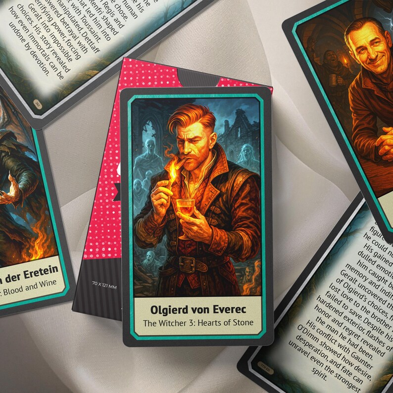 The Witcher Collector Cards | Fan Illustrated Deck of Witcherworld ...