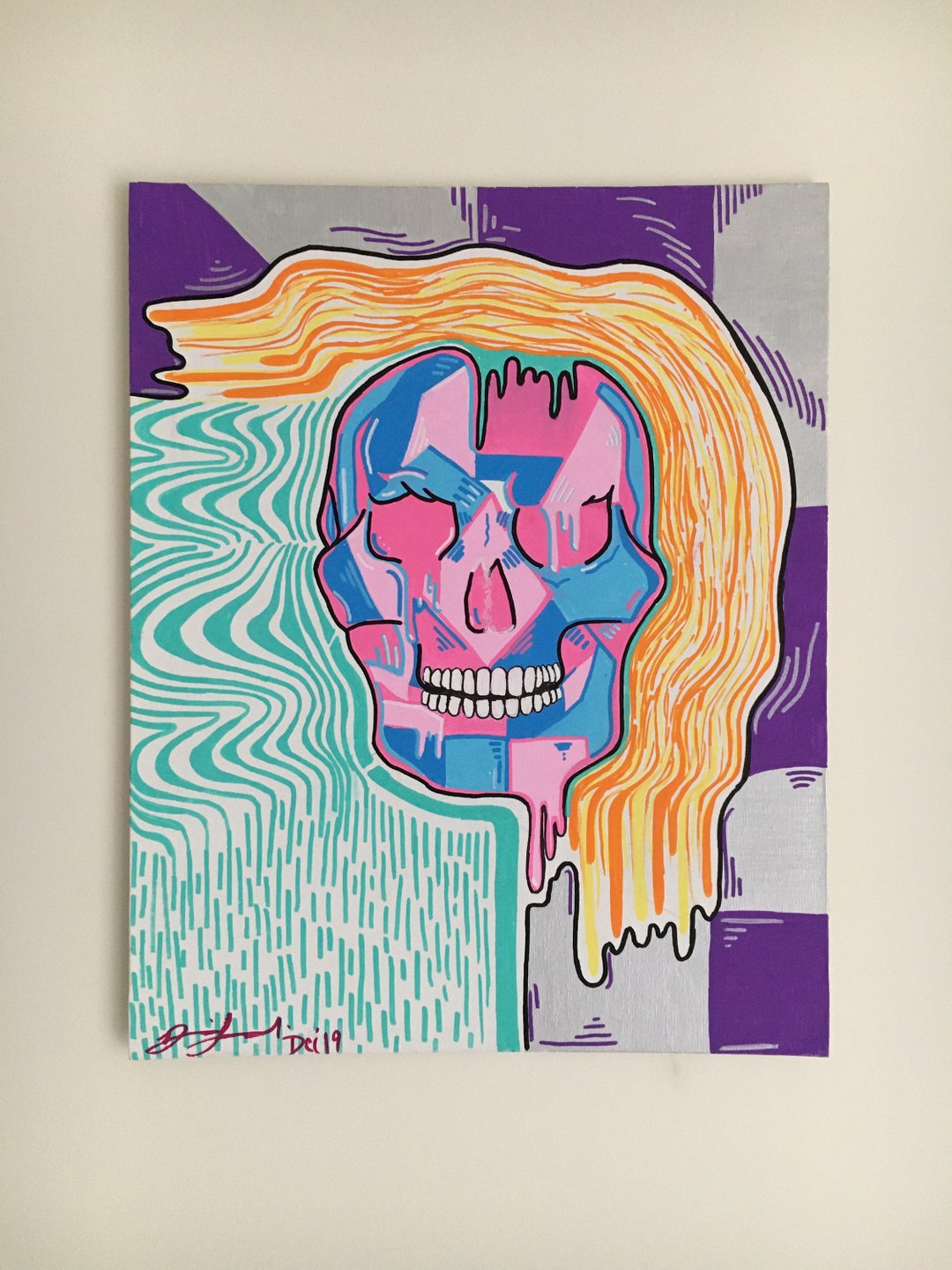Dynamic Skull - Etsy